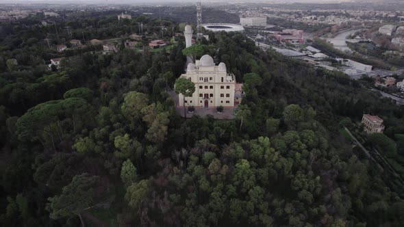 Stunning Rome Observatory, Italy, Europe with views of Rome and Stadio ...