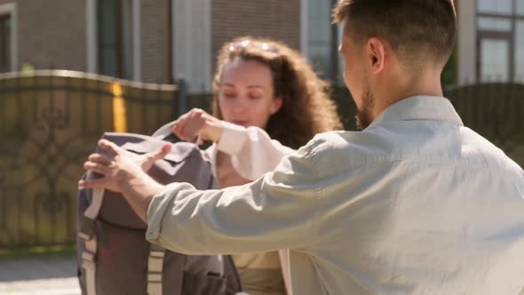 Getting Ready For Weekend In Nature, Stock Footage | VideoHive