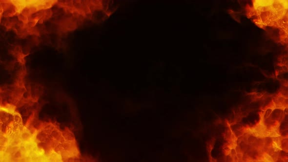 Fire Frame VJ Loop, Motion Graphics | VideoHive