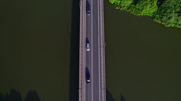 Car Driving Over Bridge, Stock Footage | VideoHive