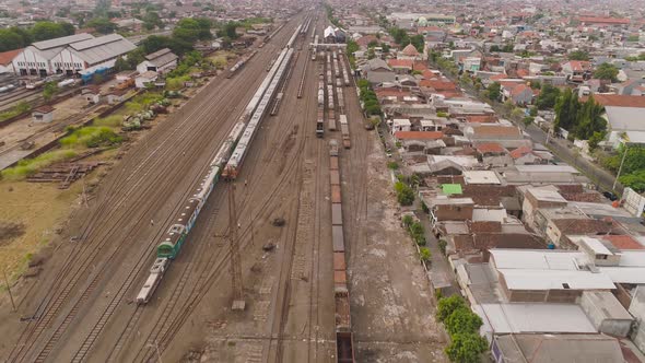 Railway Station in Surabaya Indonesia, Stock Footage | VideoHive