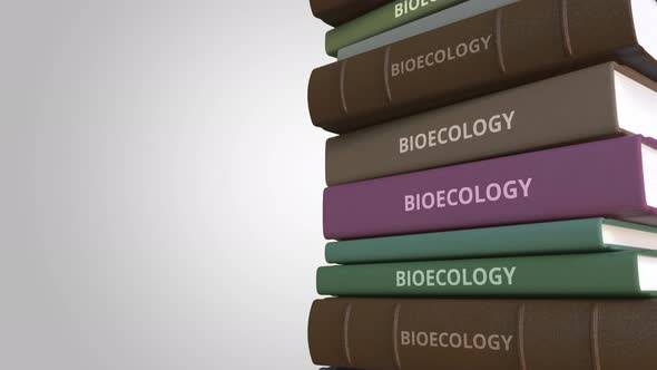 Book with BIOECOLOGY Title, Motion Graphics | VideoHive