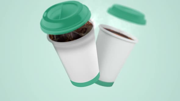 Hot Coffee Cup, Motion Graphics | VideoHive