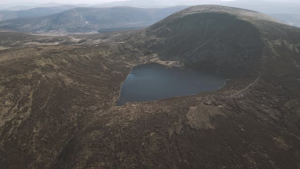Nature wonder Lough Ouler Lake Wicklow Ireland, Stock Footage | VideoHive