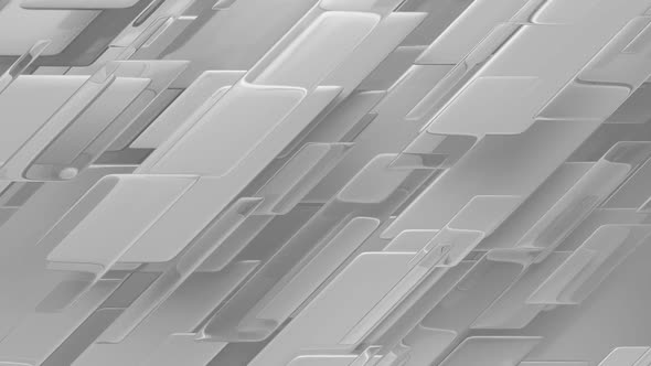 Abstract Lines and Glass Broadcast News Background Loop, Motion Graphics