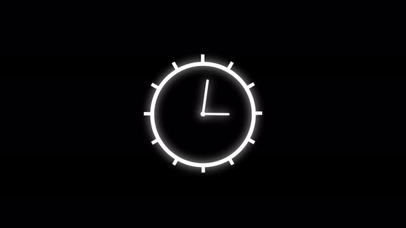 Technology timer clock animation. Vd 35, Motion Graphics | VideoHive