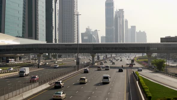 Modern City Buildings and Road Infrastructure, Stock Footage | VideoHive