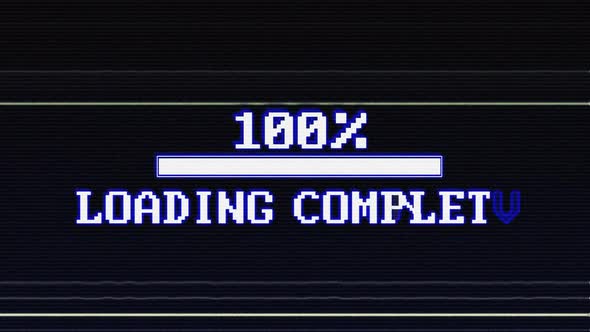 Loading Bar and Loading Complete Text, Motion Graphics | VideoHive