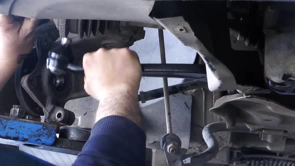 Car Suspension System Repair, Stock Footage | VideoHive