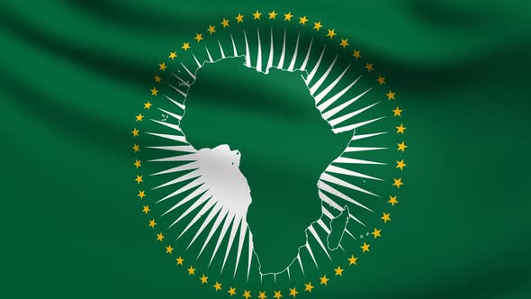 The African Union Flag 4K, Motion Graphics | VideoHive
