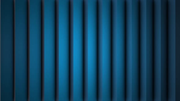 3D rotating vertical blue lines, Motion Graphics | VideoHive