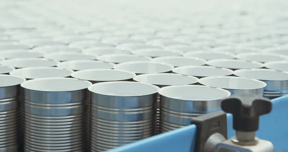 Canned food automated production line, Stock Footage | VideoHive