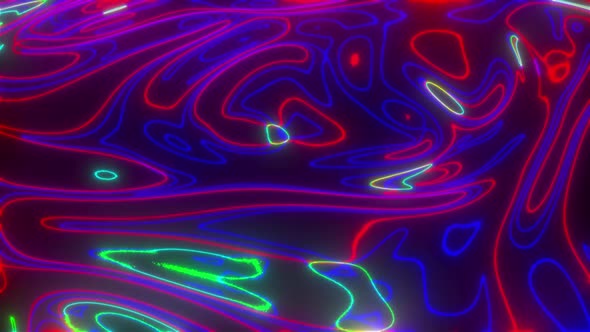 Random Neon Lines, Motion Graphics | VideoHive