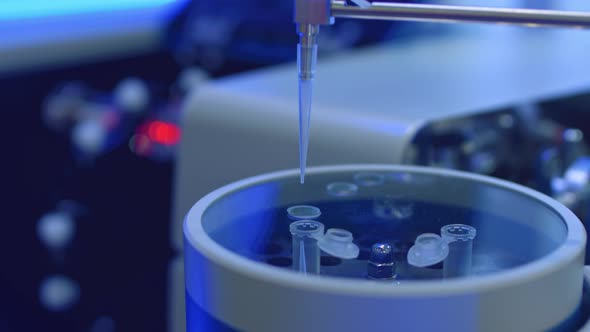 Apparatus for Automatic Sampling Analysis, Stock Footage | VideoHive