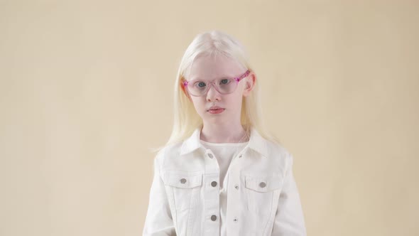 Little Fashion Model, Kid Girl with Abnormal Deviations, Unusual ...