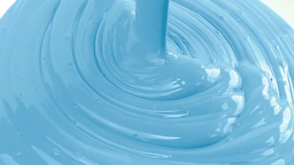Light Blue Paint Pouring, Stock Footage | VideoHive