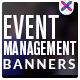 Party & Event Management Banners, Web Elements | GraphicRiver