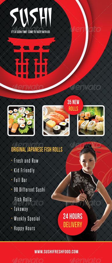Sushi Restaurant Menu Bundle 03, Print Templates | GraphicRiver