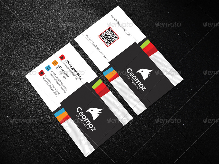 Color Business Card, Print Templates | GraphicRiver