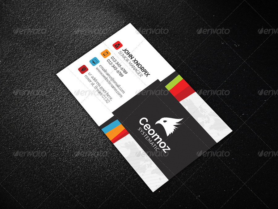 Color Business Card, Print Templates | GraphicRiver