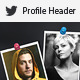 Twitter Profile Header V5, Web Elements | GraphicRiver