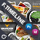 Restaurant Timeline Templates, Web Elements | GraphicRiver