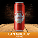 Can Mockup 500 ml, Graphics | GraphicRiver