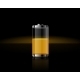 Glossy Transparent Yellow Battery, Vectors | GraphicRiver