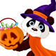 Halloween Panda, Vectors | GraphicRiver