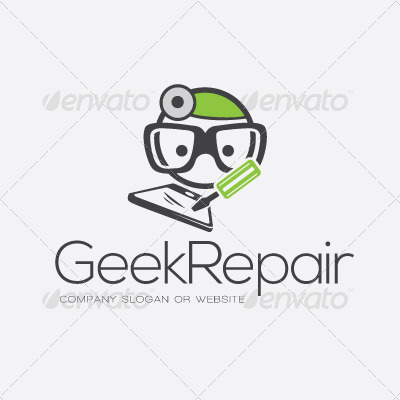 Geek Repair Logo, Logo Templates | GraphicRiver