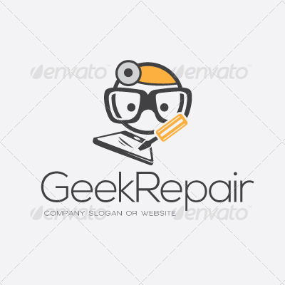 Geek Repair Logo, Logo Templates | GraphicRiver