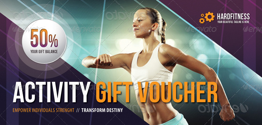 3 in 1 Sport Activity Gift Voucher Bundle 01, Print Templates ...