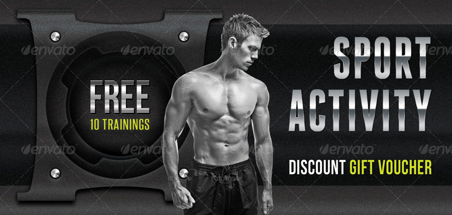 3 in 1 Sport Activity Gift Voucher Bundle 01, Print Templates ...