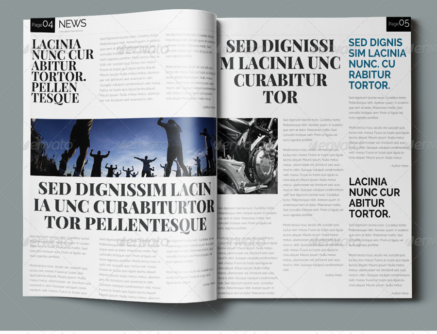 News Magazine Template, Print Templates | GraphicRiver