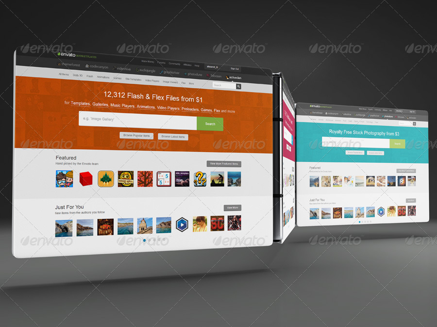 Website 3d Display Mock-Up, Graphics | GraphicRiver