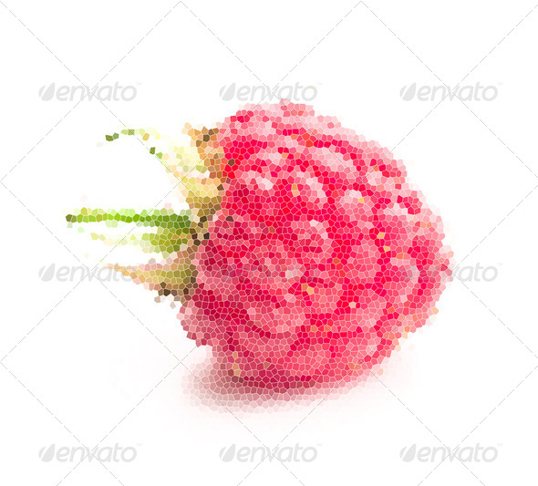 mosaic fruit. raspberry Stock Photo by jirkaejc | PhotoDune