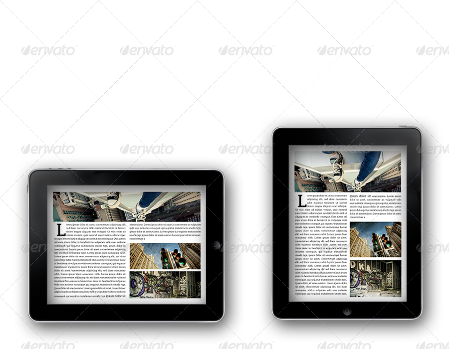 iPad & Tablet Feel Magazine, ePublishing | GraphicRiver