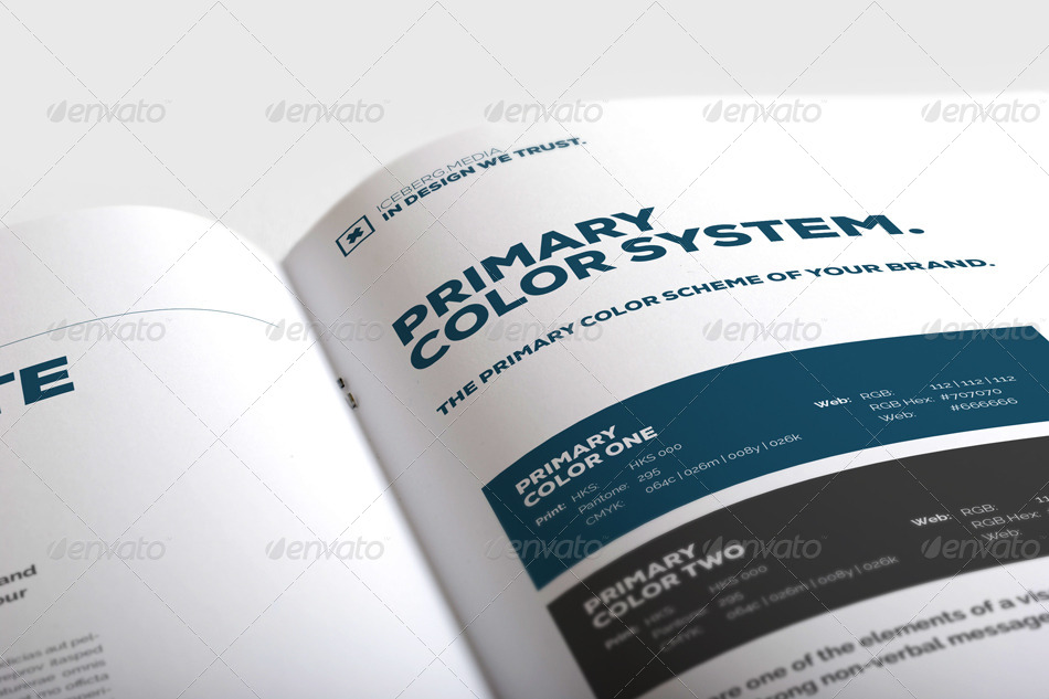 Elite Corporate Design Manual Guide - 24 Pages, Print Templates ...
