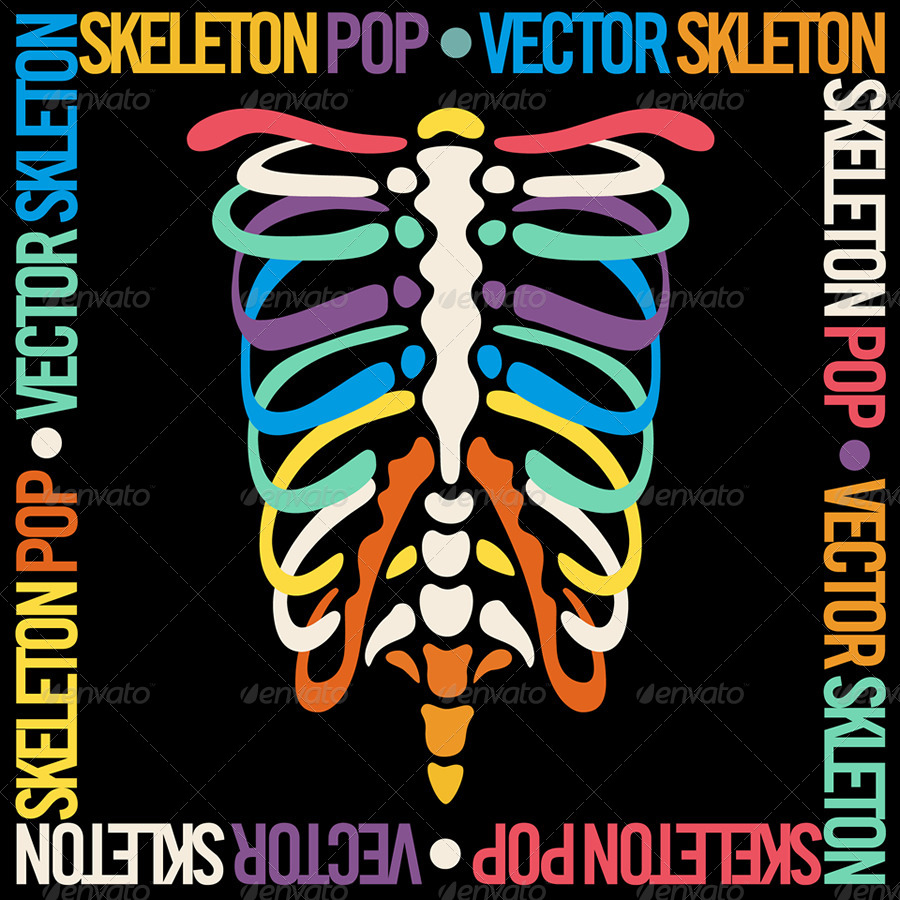 Skeleton Pop Vector Illustration, Vectors | GraphicRiver