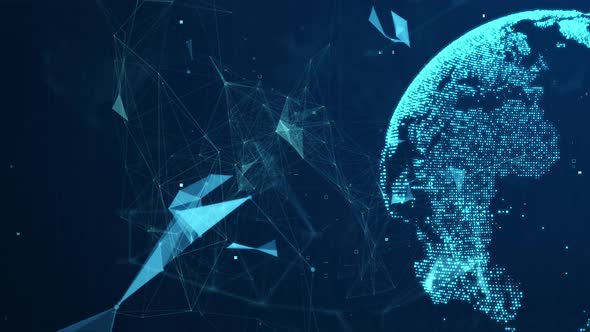 Hi Tech Technology Business Background 4K, Motion Graphics | VideoHive