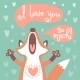 Cute Fox Confesses his Love, Vectors | GraphicRiver