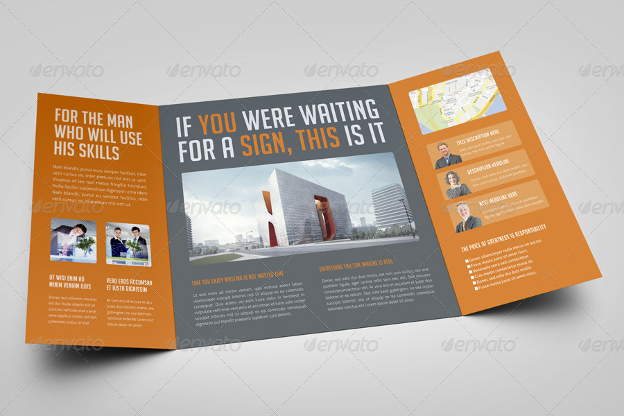 Business single gate flyer, Print Templates | GraphicRiver