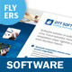 IT and Software Flyers – 4 Options, Print Templates | GraphicRiver