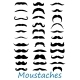 Moustache Icons Set, Vectors | GraphicRiver