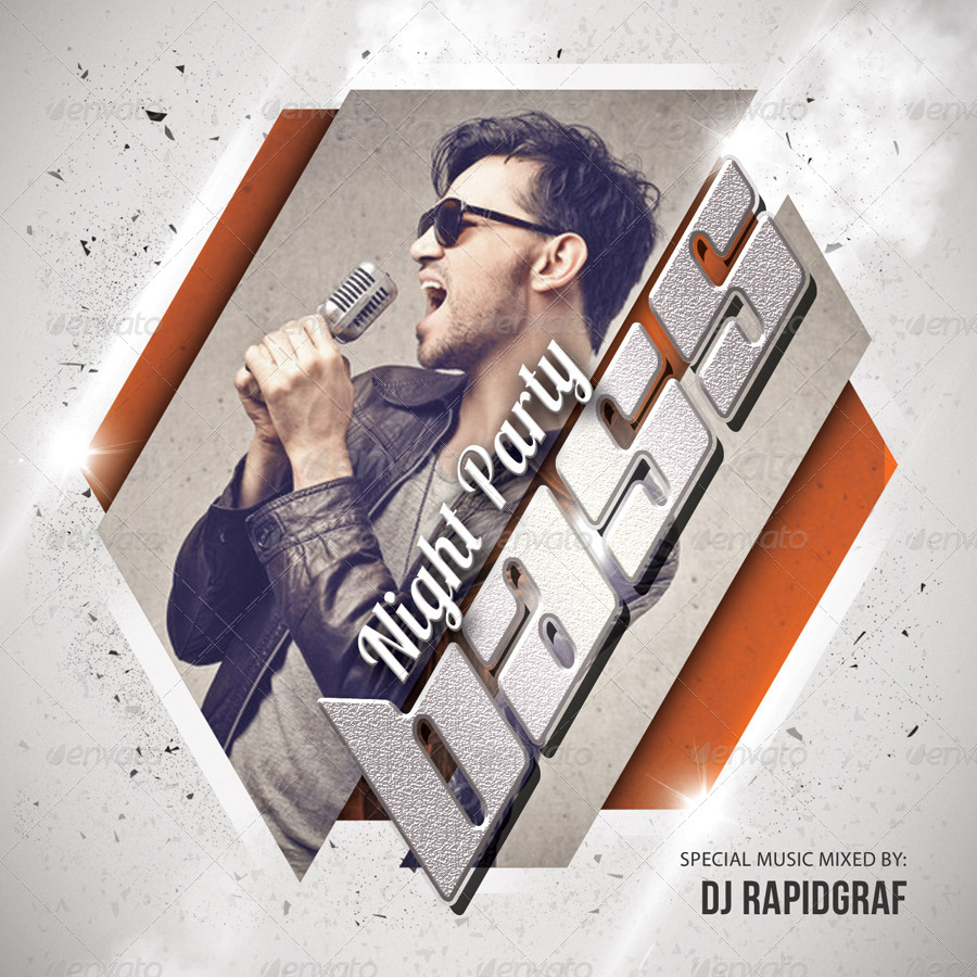 Music Night Party CD Cover 12, Print Templates | GraphicRiver