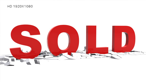 3D Text - Sold Animation, Motion Graphics | VideoHive