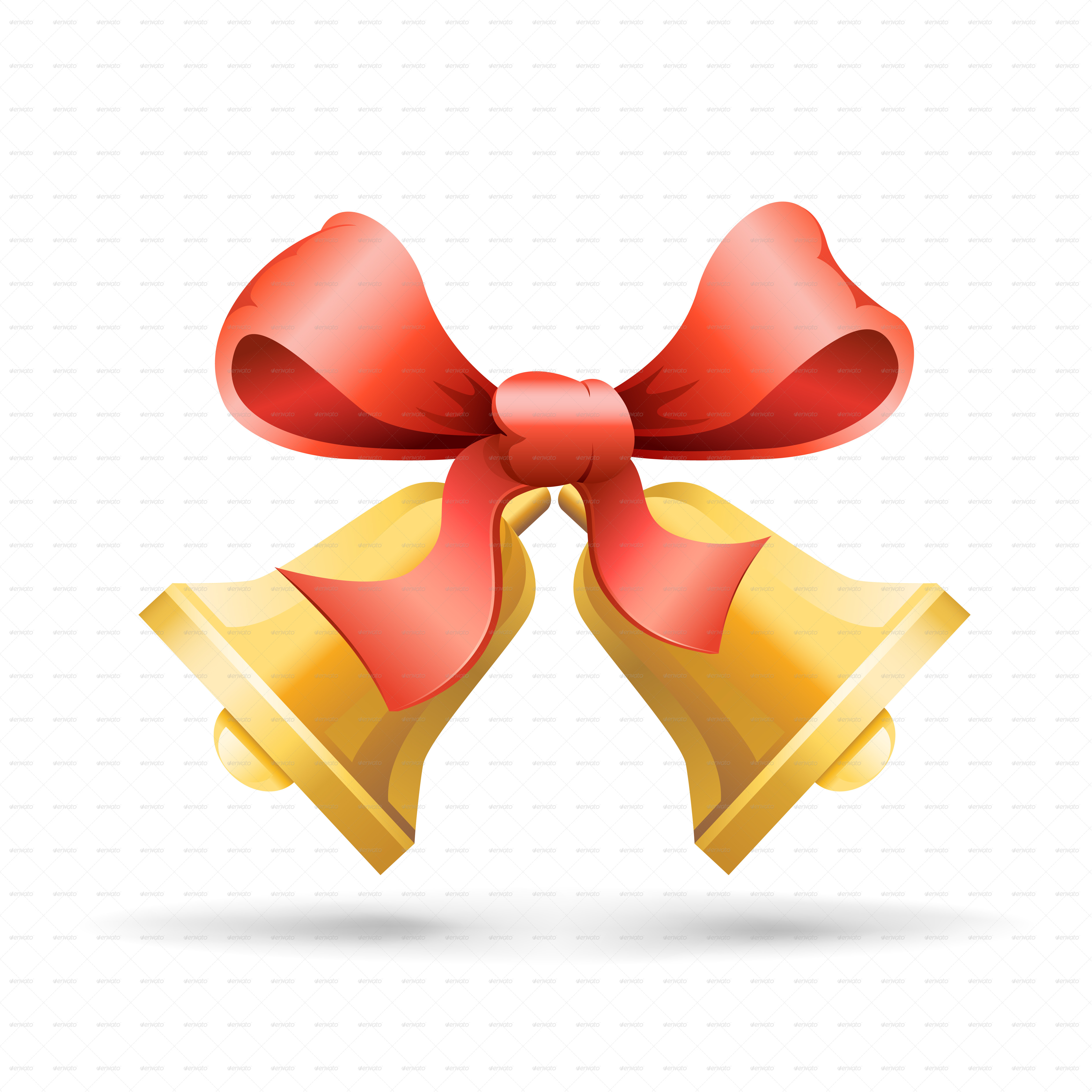 Bells and Ribbon , Vectors | GraphicRiver