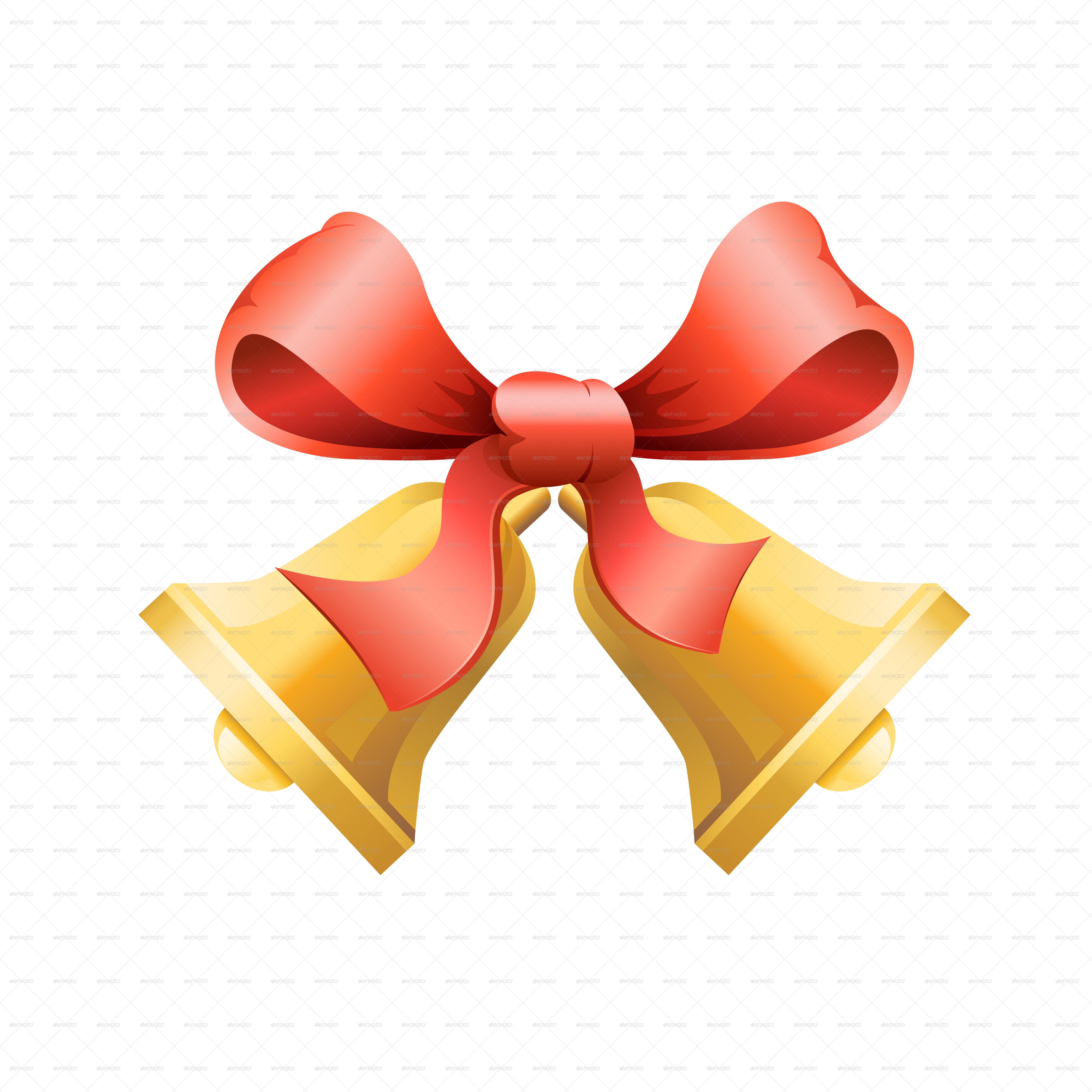 Bells and Ribbon , Vectors | GraphicRiver