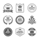 Crown Labels Icon Set, Vectors | GraphicRiver