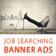 Job Searching Web Banner Ads, Web Elements | GraphicRiver